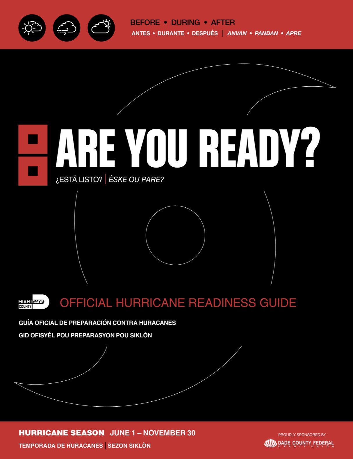 Miami-Dade Police on Twitter: "Have you downloaded your 2022 Hurricane Readiness Guide? Be storm ...