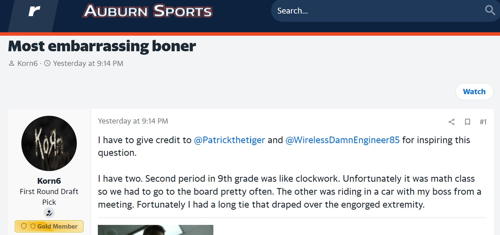 Message Board Geniuses on Twitter: "This #Auburn fan really likes his boss. #WarEagle https://t ...