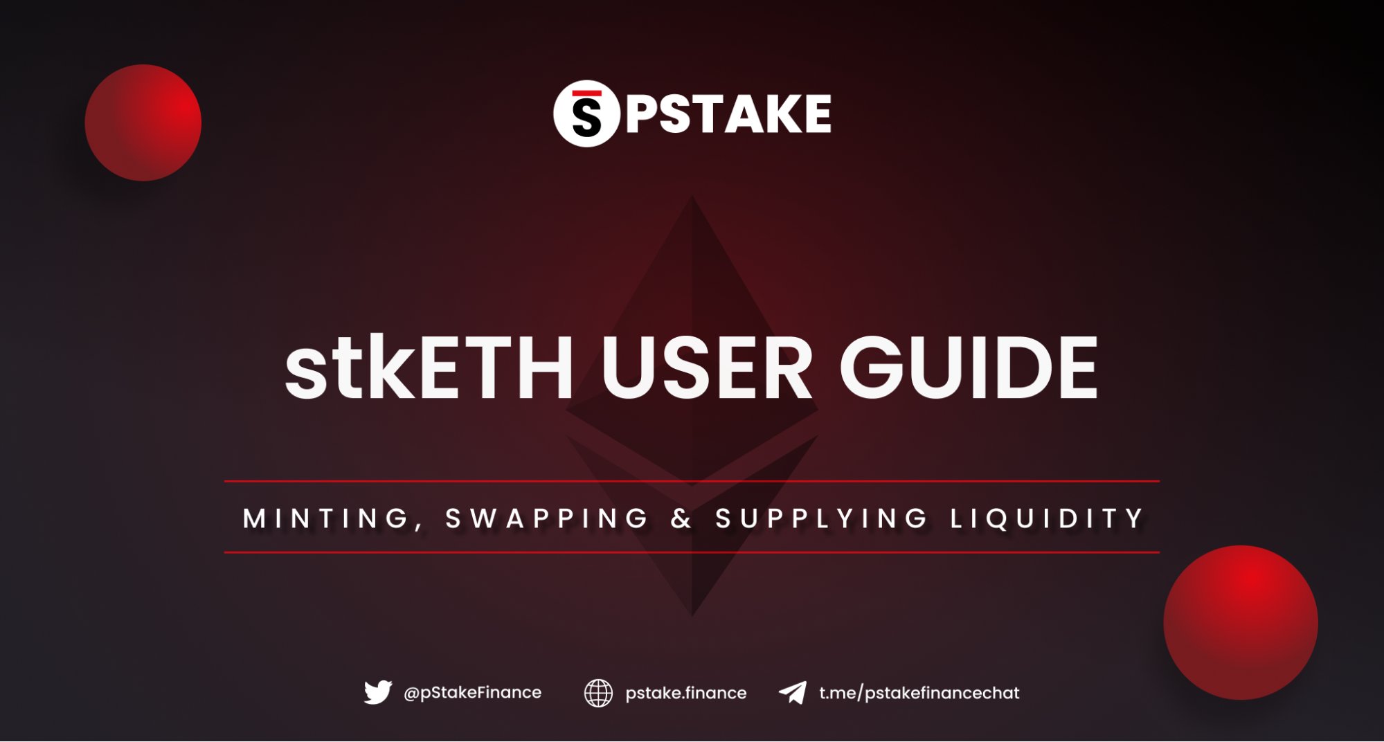 pSTAKE Finance (stkBNB is Live⚡️) on Twitter: "stkETH User Guide. Following the recent launch of ...