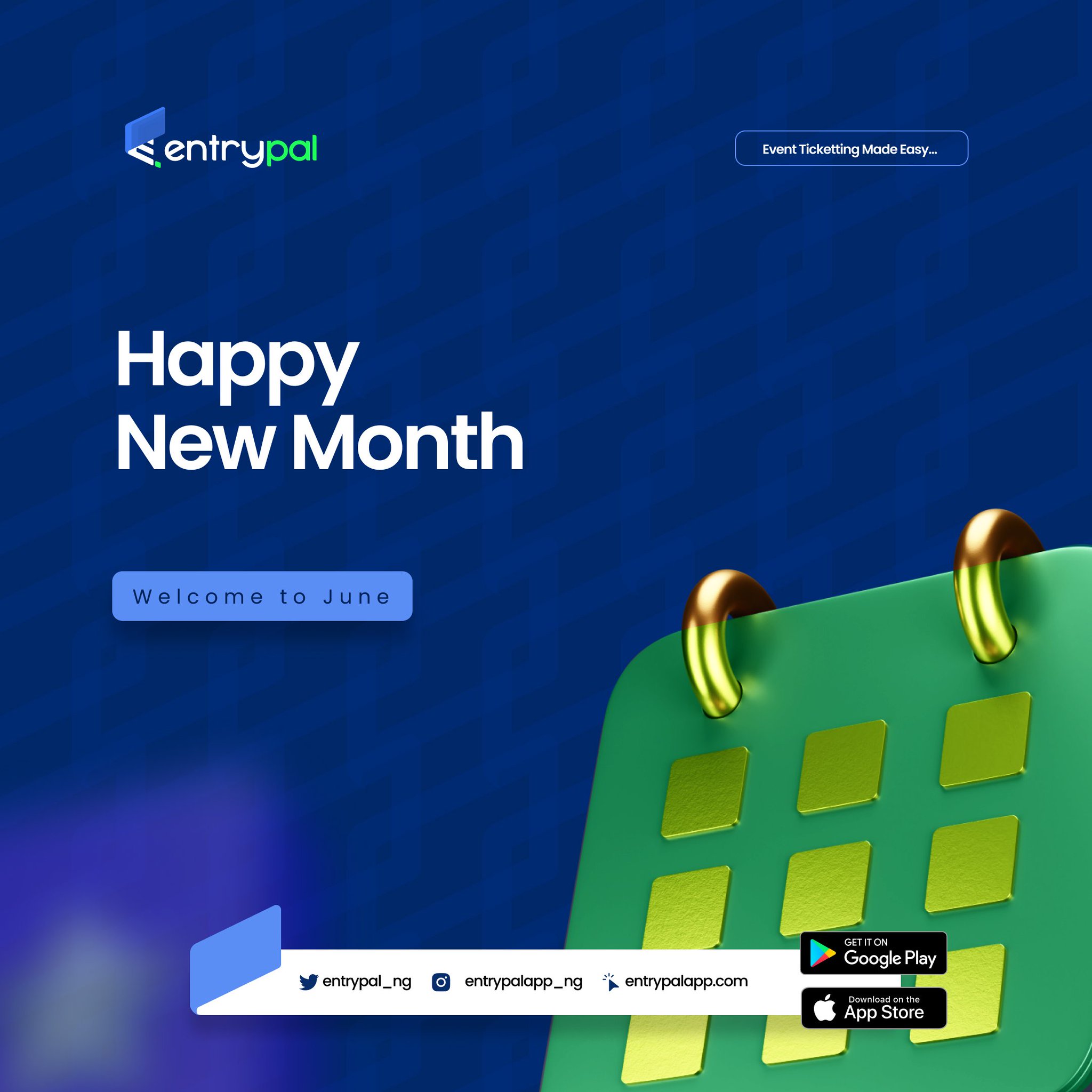 Entrypal HQ on Twitter: "Wishing you an amazing new month with eventful happenings and a fat ...