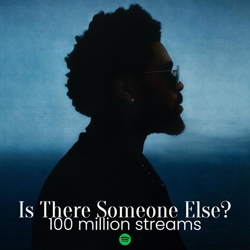The Weeknd News on Twitter: ".@theweeknd's 'Is There Someone Else?' has now surpassed 100 ...