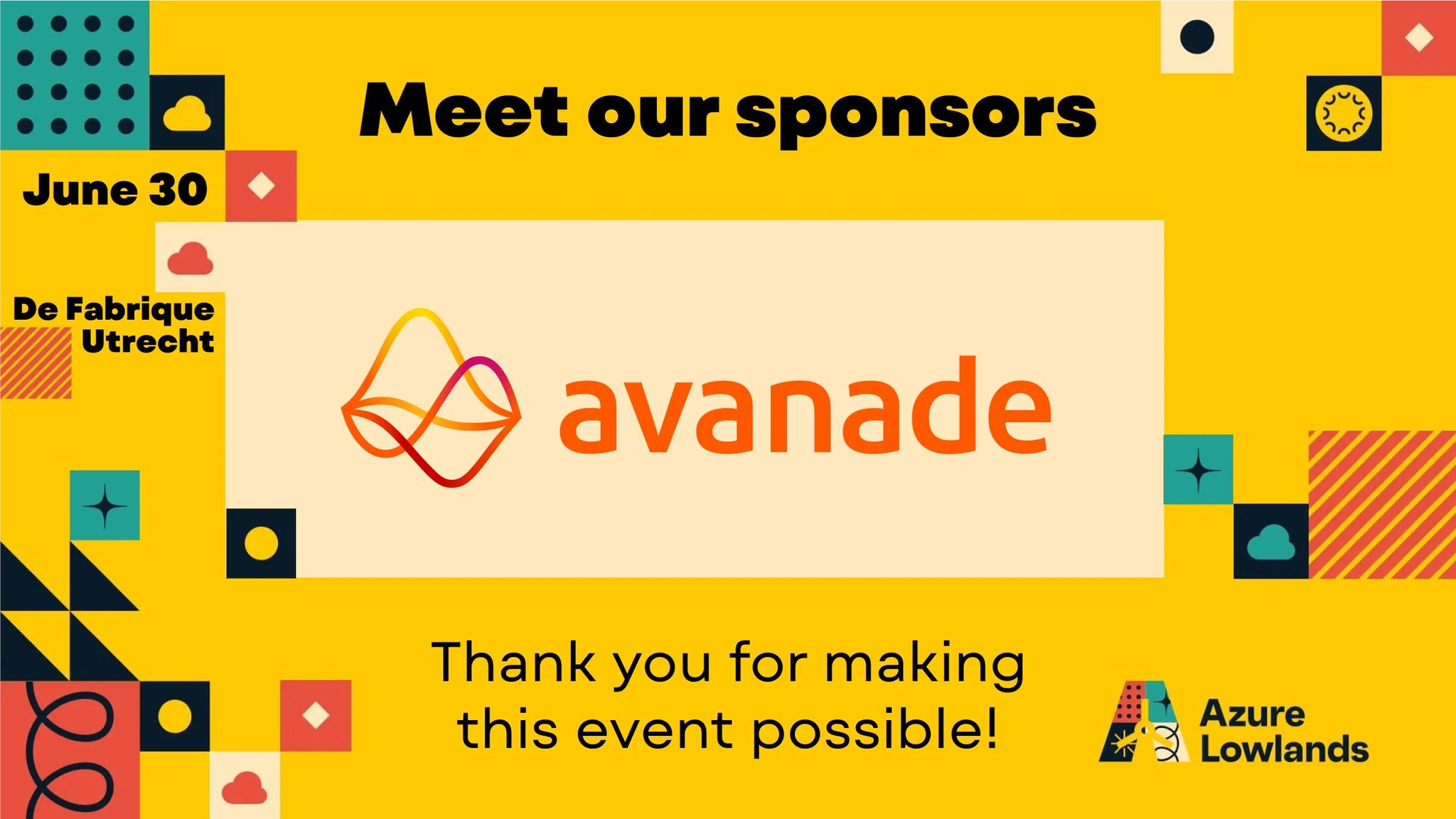 Azure Lowlands on Twitter: "Come meet our sponsor @Avanade at #Azure #Lowlands, a single-day ...