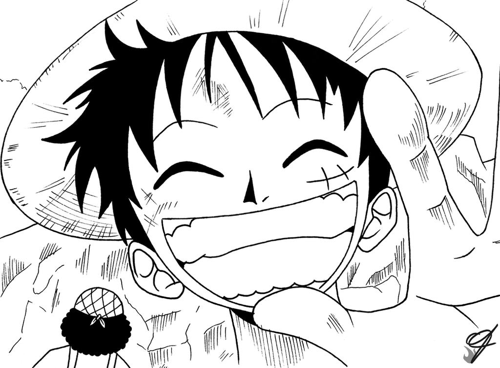 Luffy Wanted Poster Drawing