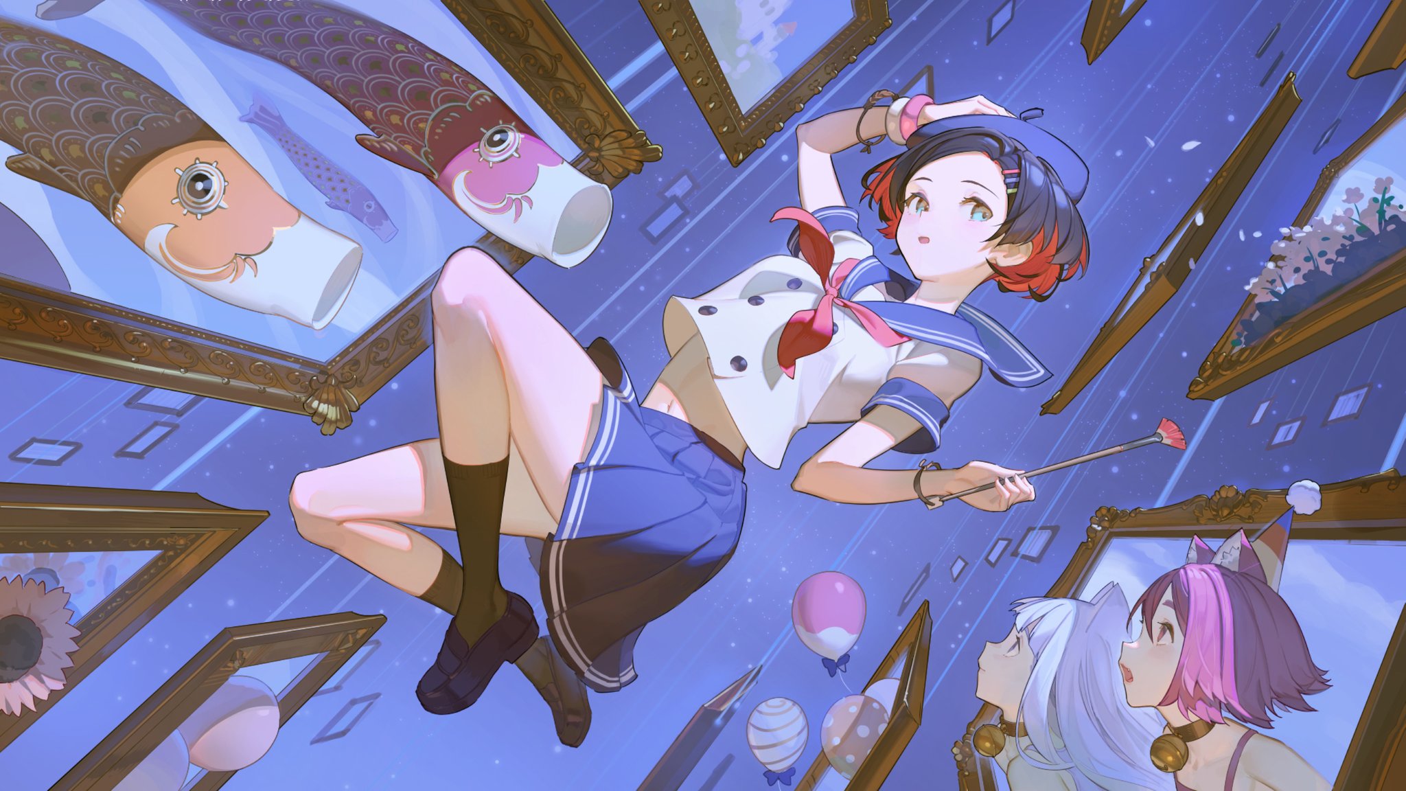 hks on Twitter: "Here is the clear illustration for Pixiv Drawfest 🙂 https://t.co/3fM2QawQmL ...