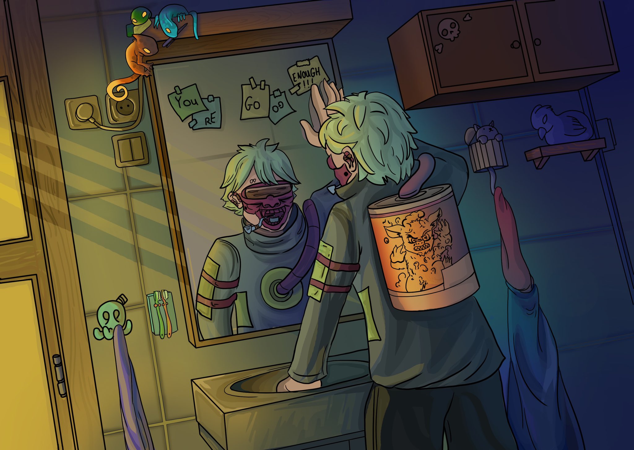 Monsta Scientist on Twitter: "Scientists are exhausted. Join us tonight 🔘 Any interaction with ...