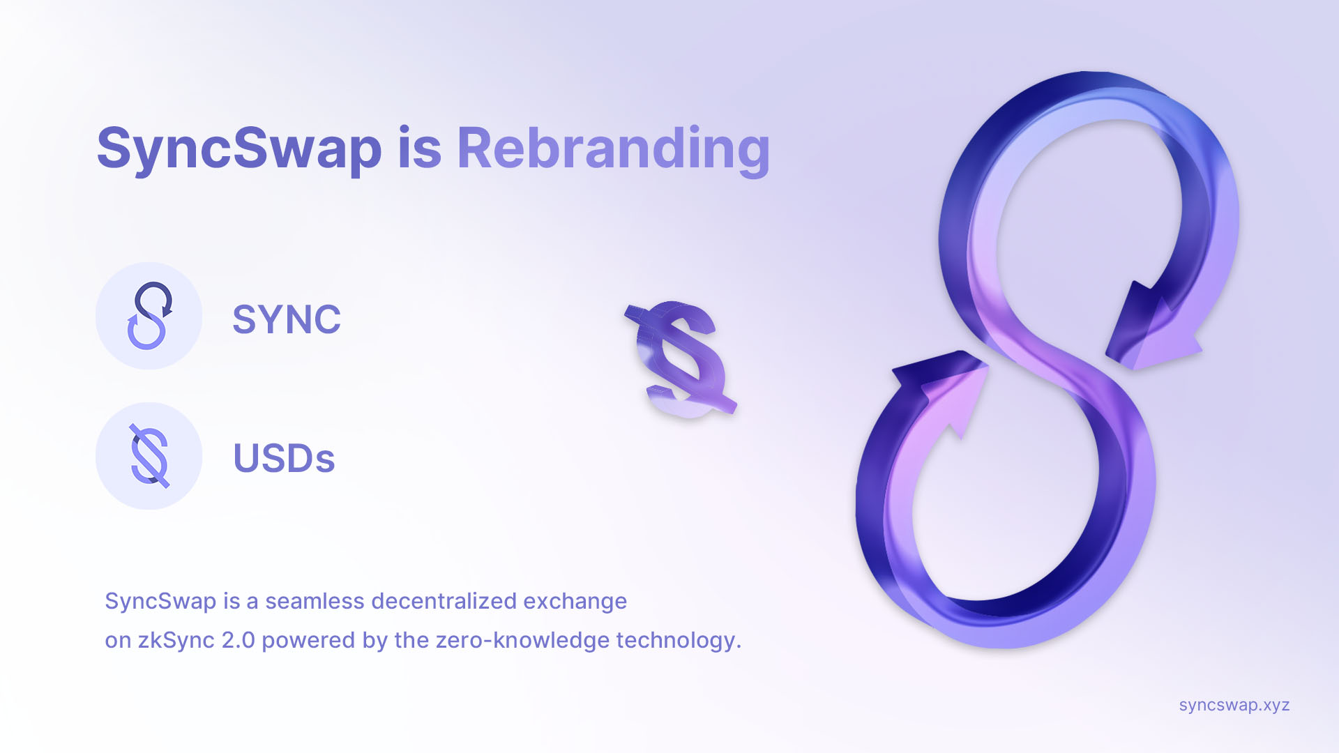SyncSwap on zkSync on Twitter: "SyncSwap is rebranding! We are working on a refresh the design ...