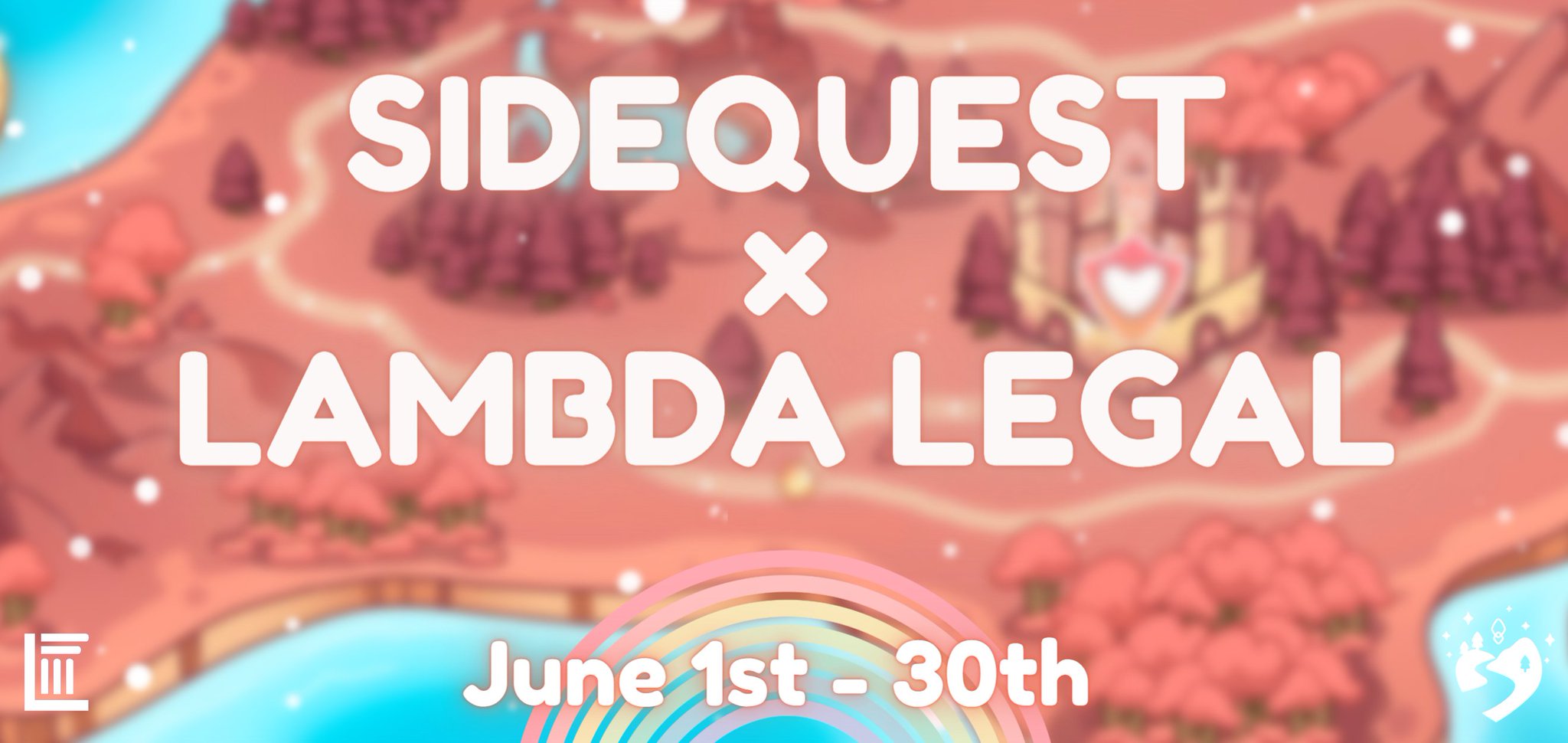 Sidequest on Twitter: "HAPPY PRIDE MONTH, ADVENTURERS 🌈 💖 This month, Sidequest will be ...