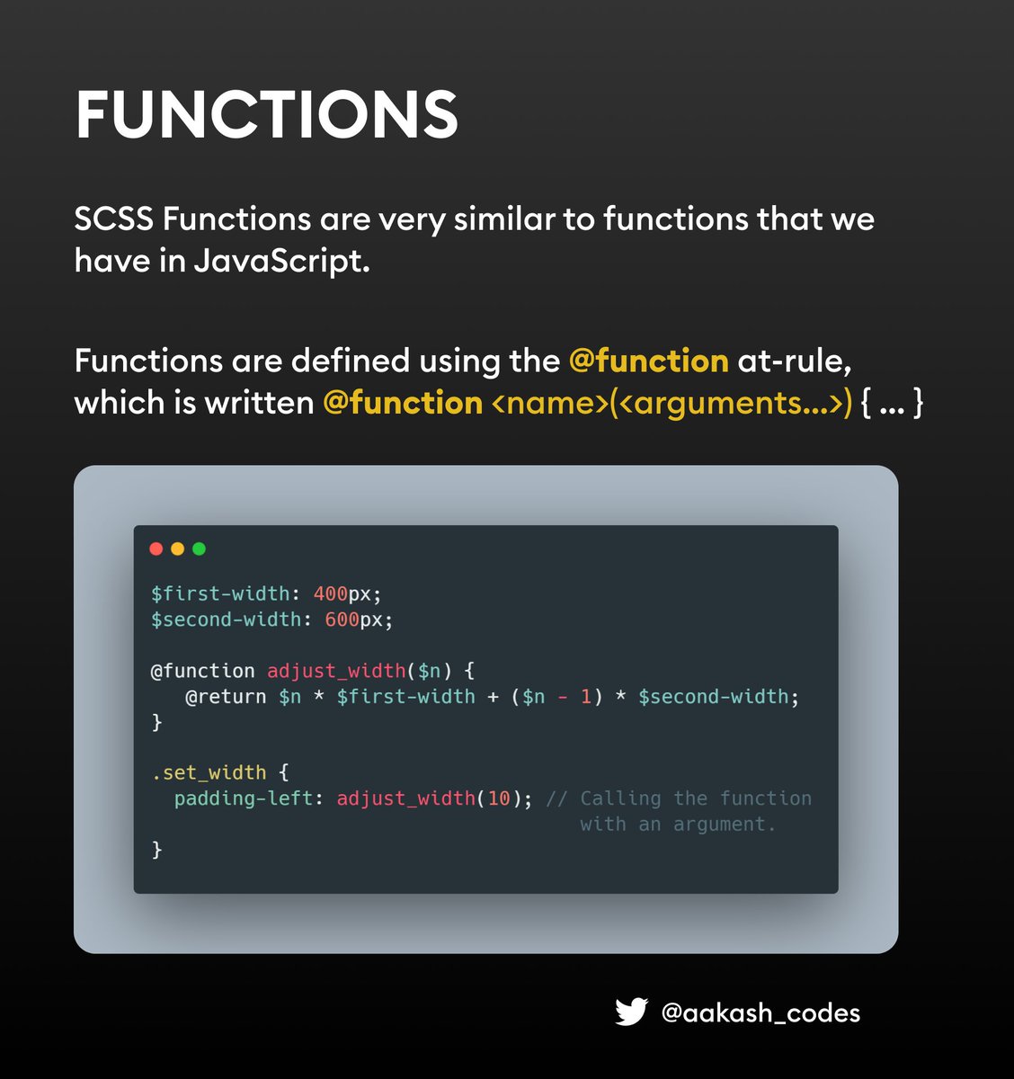 ⚡ What is SCSS Preprocessor? ⚡ A thread 🧵↓ - Thread from Aakash Rao ...