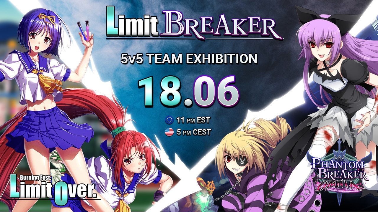 Vick on Twitter: "We're glad to announce LimitBreaker! a joint event from #Asuka120 & # ...