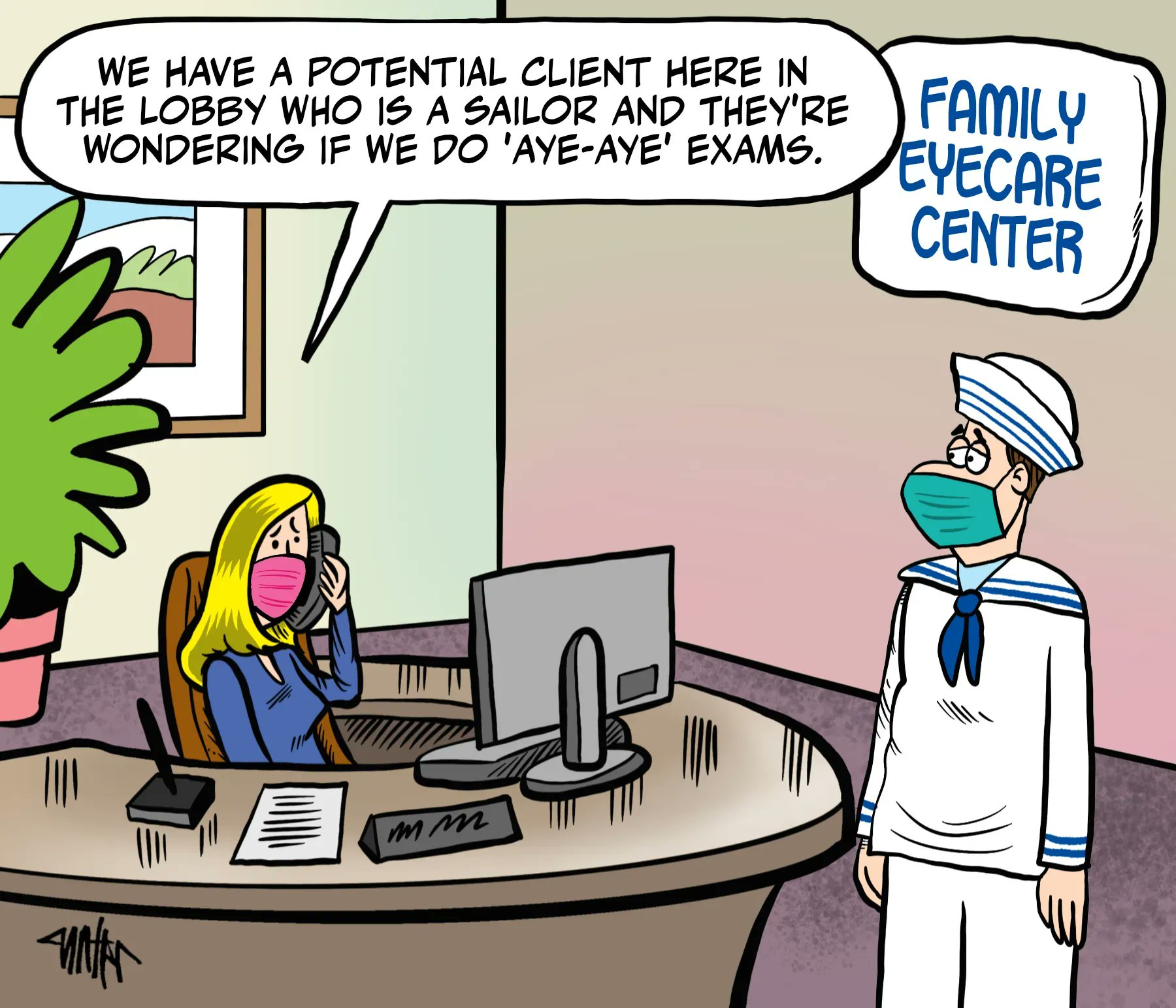 Eye Doctor Cartoon