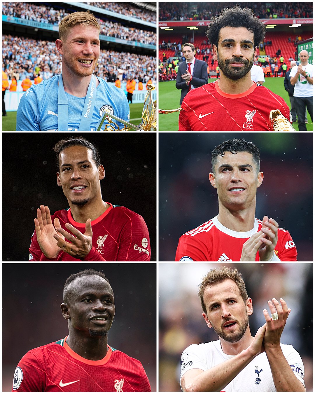 Curiosidades Premier League on Twitter: "Indicados ao PFA Players’ Player of the Year, prêmio ...