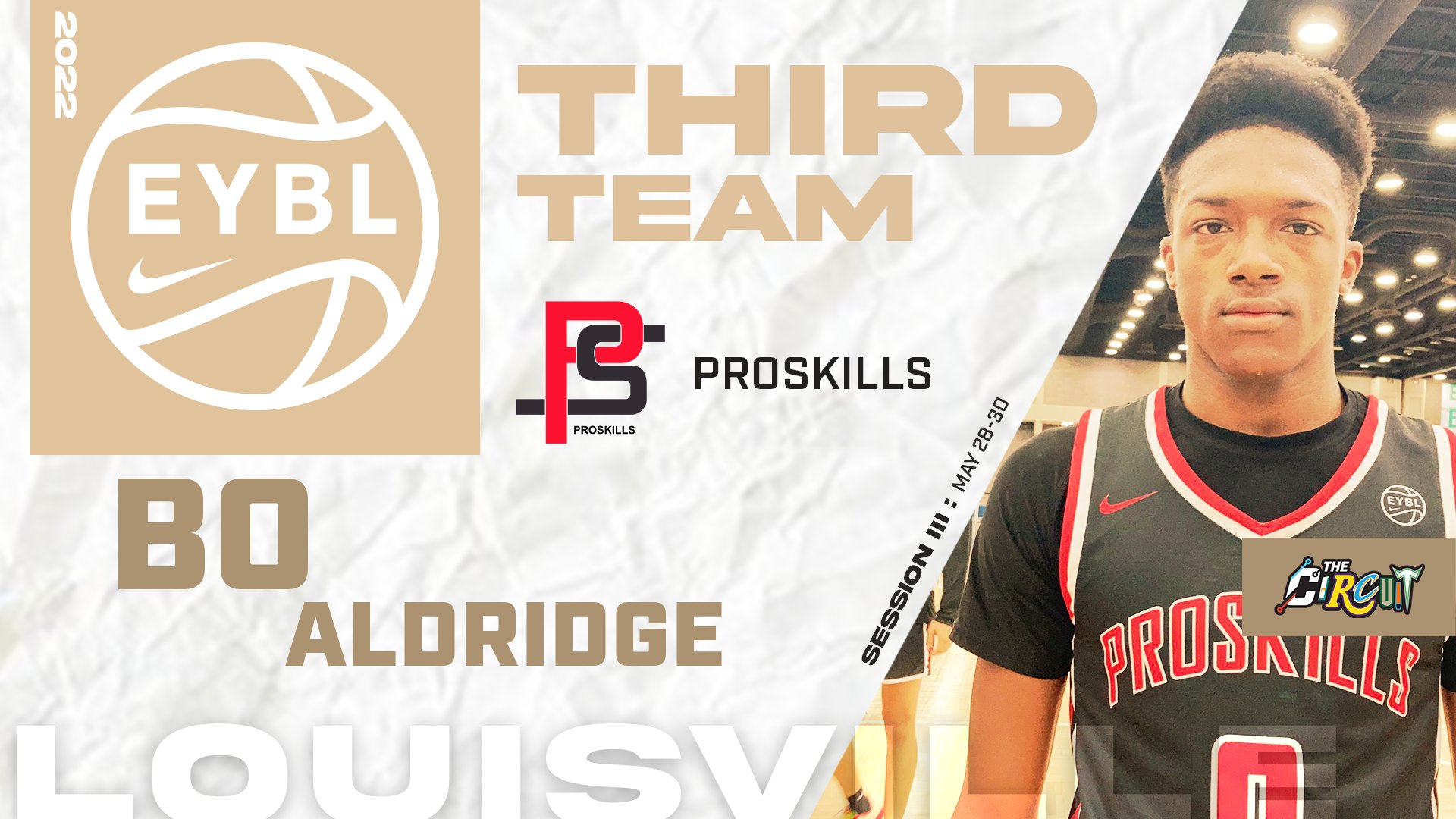 The Circuit on Twitter: "Nike EYBL Louisville: Third Team 🥉 Bo Aldridge // ProSkills (TX) STATS ...