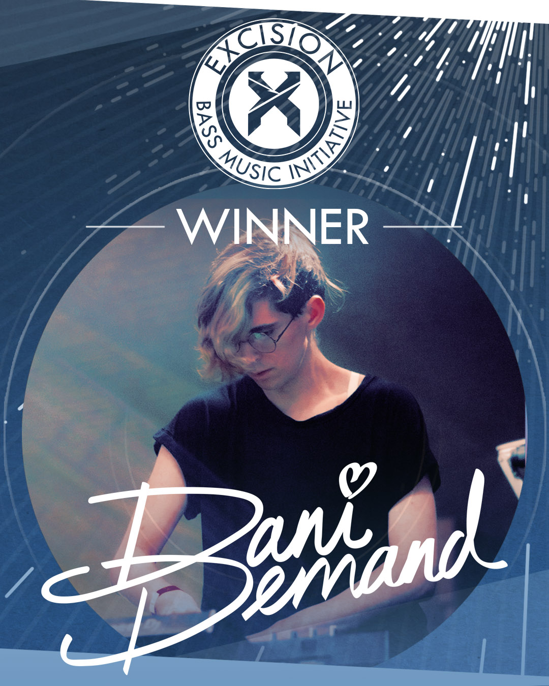 Excision on Twitter: "The fourth winner is @Dani_Demand! Dani is a euphoric bass producer always ...
