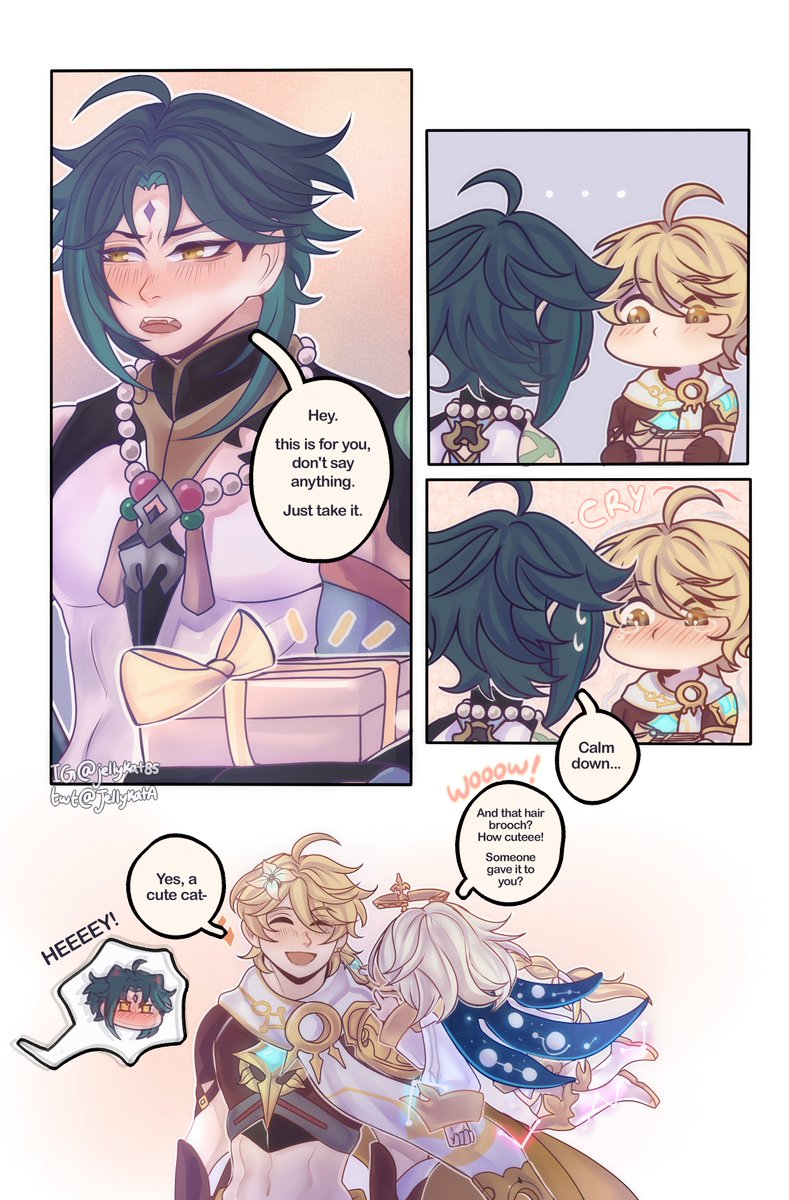 「This comic is a little bit cheesy because my emotional stabi」S u 🍡 My ...