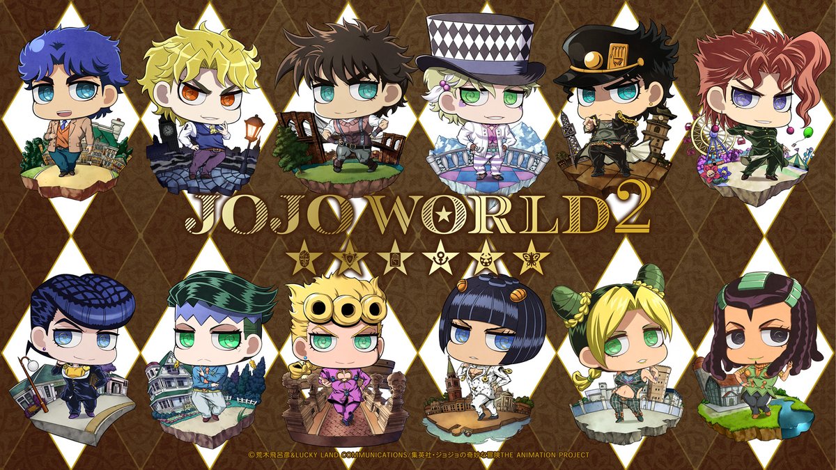 【公式】JOJO WORLD(ジョジョワールド) on Twitter: "【新ビジュアル公開】 ゆーぽん先生（＠yupon2106）描きおろしのちみキャラビジュアル公開ッ！ ちみキャラを使用 ...
