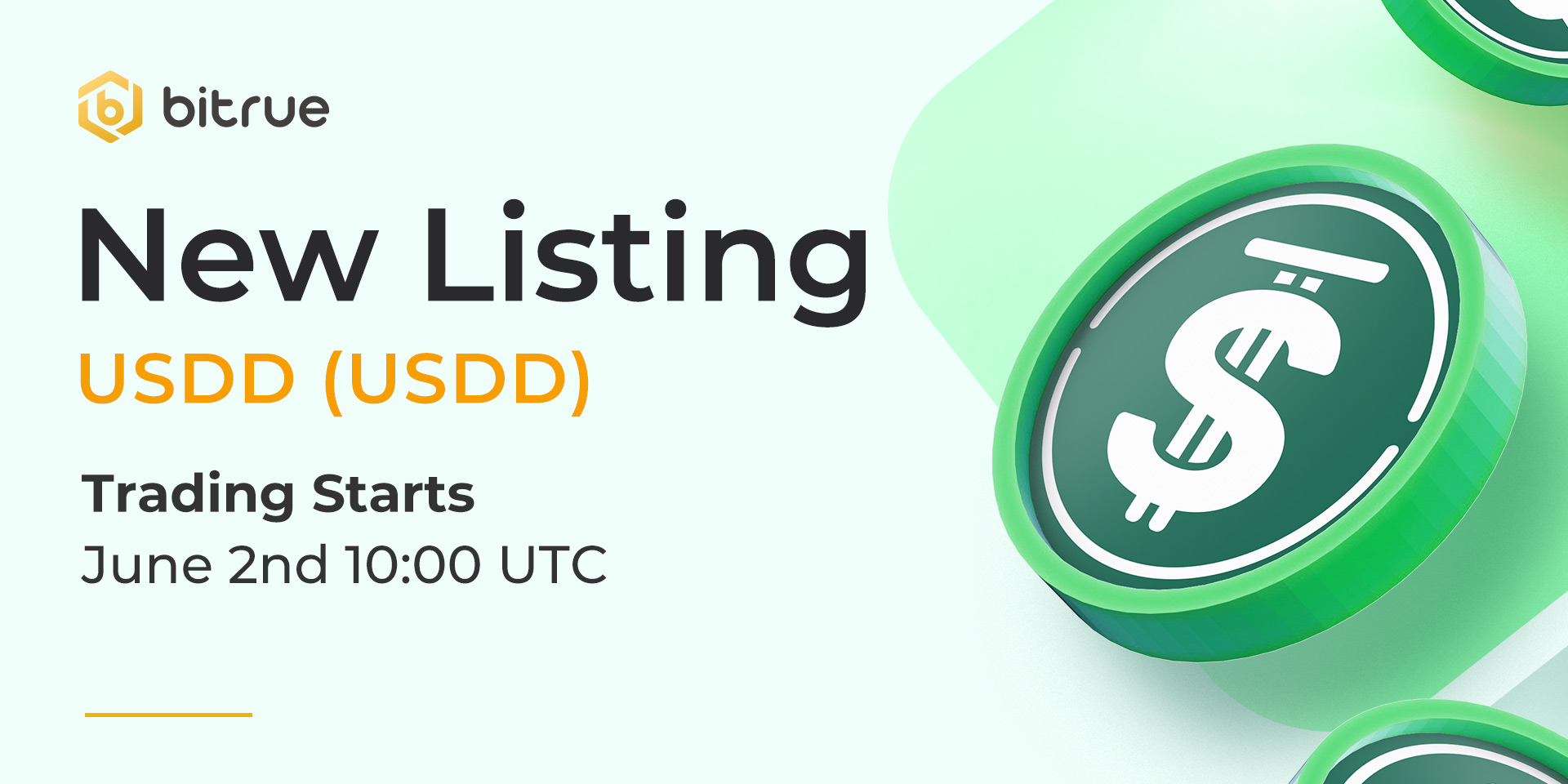 Bitrue on Twitter: "#USDD $USDD is coming to Bitrue spot trading. @usddio - Deposits are open ...