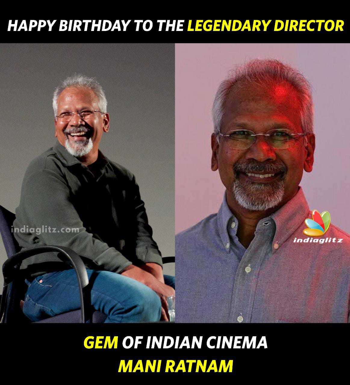 IndiaGlitz - Tamil on Twitter: "HBD Director ManiRatnam 🤩 #HappyBirthdayManiRatnam # ...
