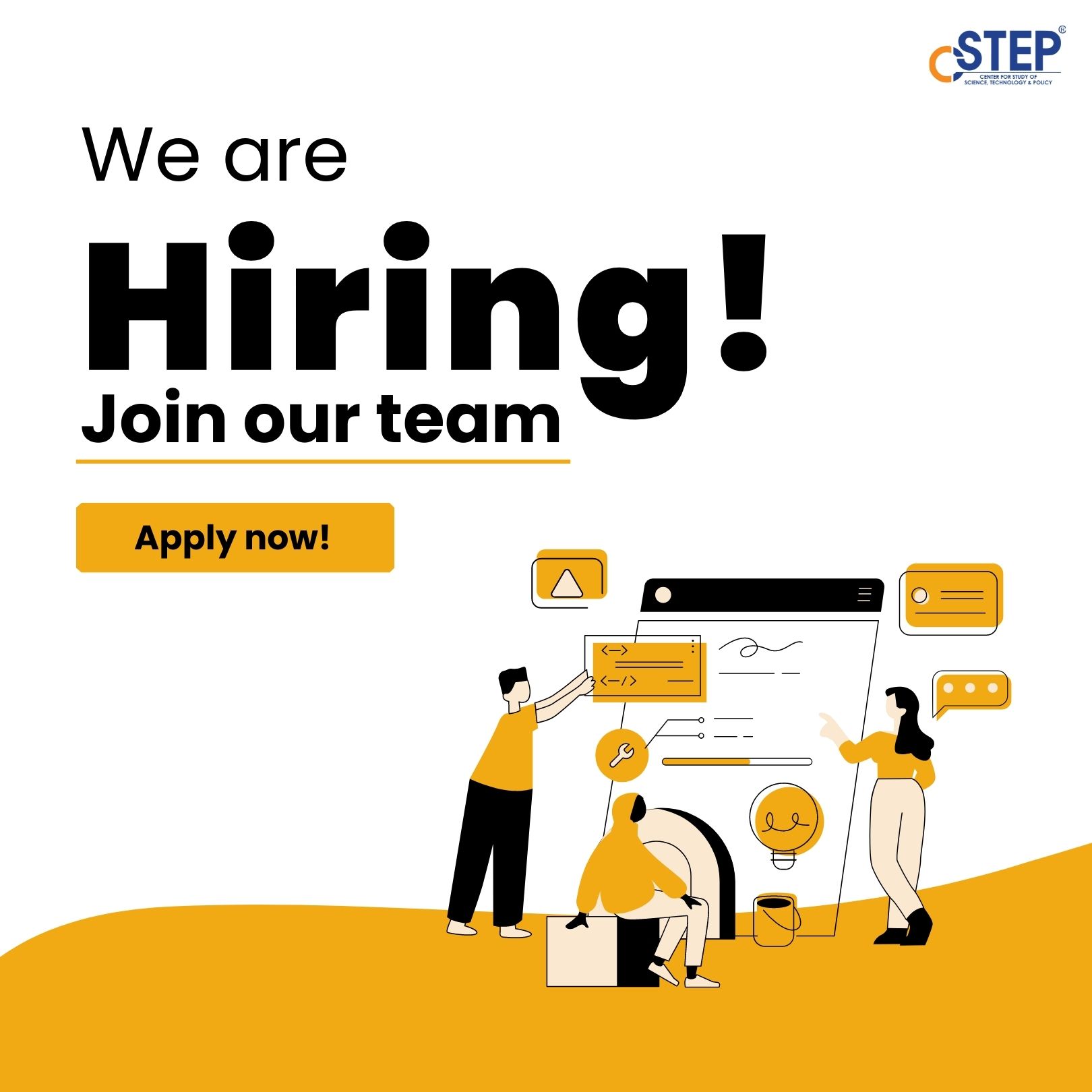 CSTEP on Twitter: "#CSTEP is #Hiring. We are looking for a Chief of # ...