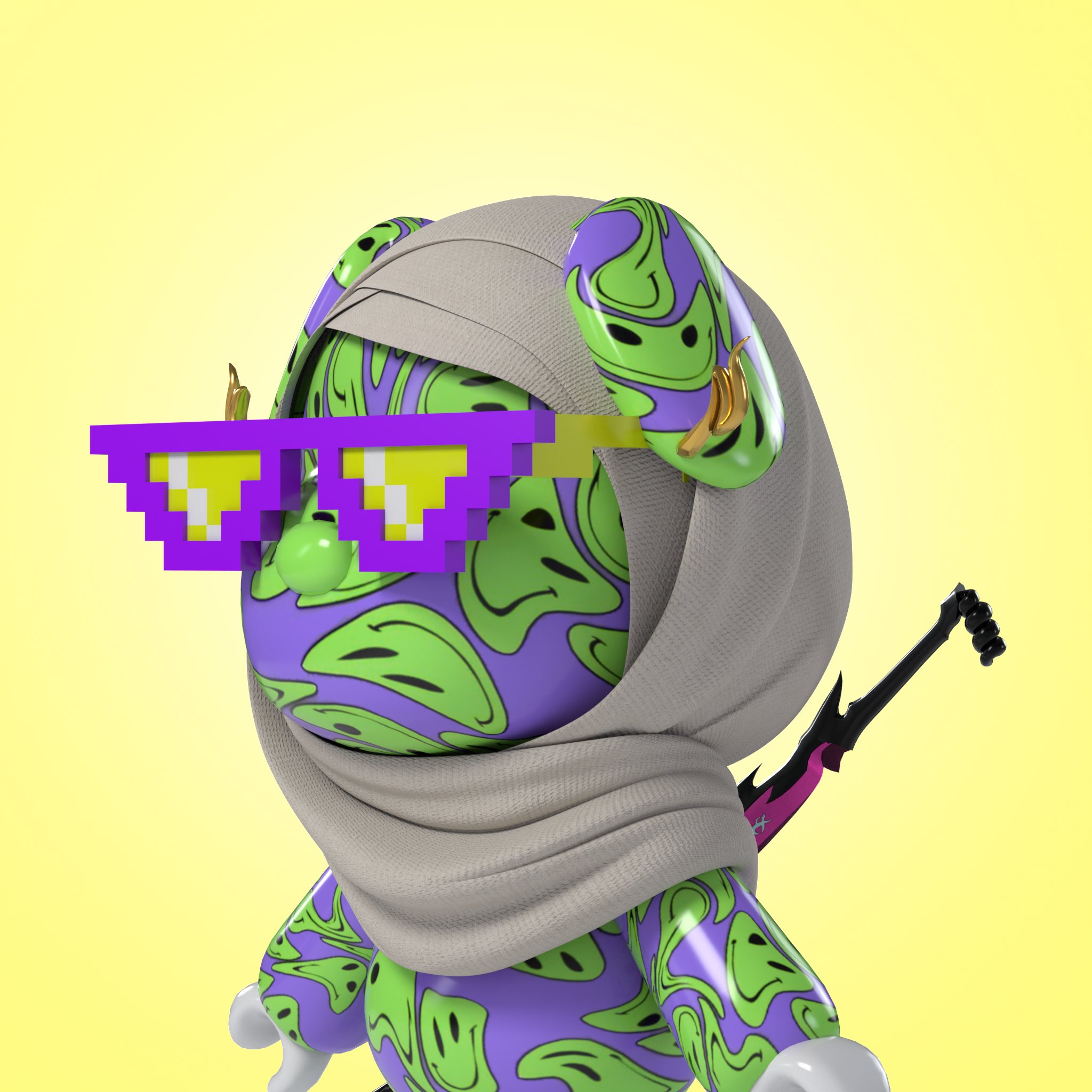 1BLOCK STUDIO®︎ on Twitter: "Which of these two MetaSamurai do you prefer? RT 🕶 🖤 Of course both ...