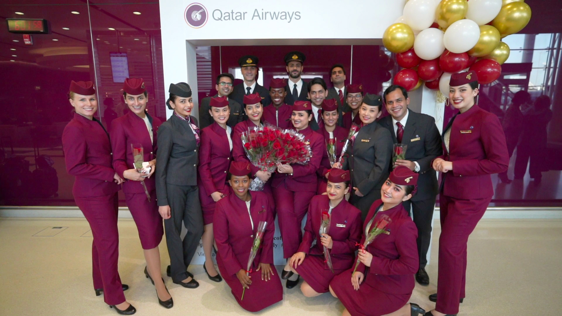 Qatar Airways Cabin Crew Uniform