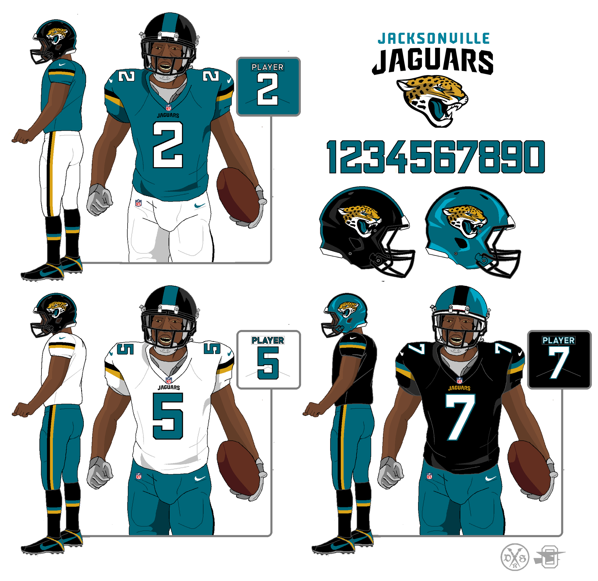 Jacksonville Jaguars Unveil New Uniforms Sportslogosnet Jaguars Two