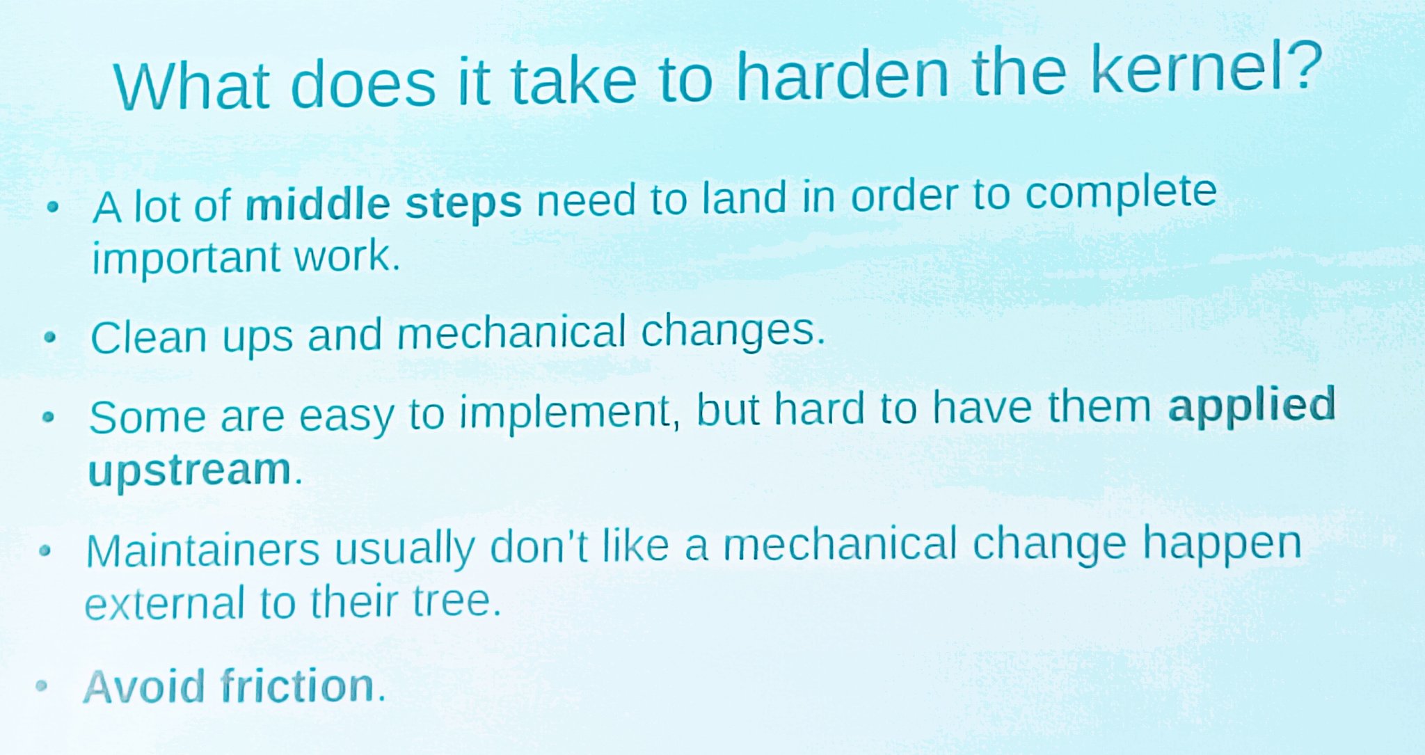 Victor Stinner 🐍 on Twitter: ""The Kernel Self-Protection Project and how you can help" by ...