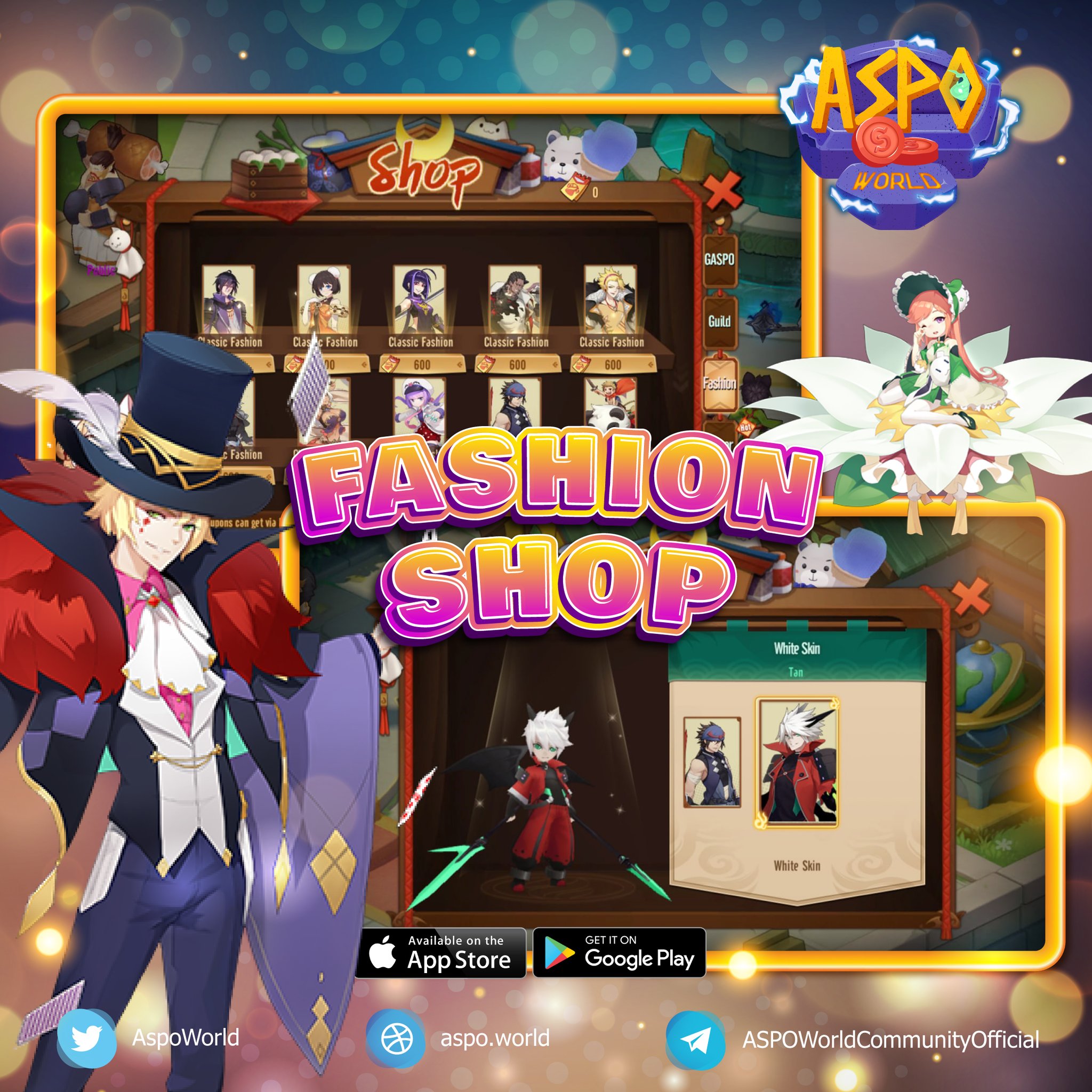 ASPO World on Twitter: "⚡ ASPO World Update 3.0 has now become more colorful than ever with the ...