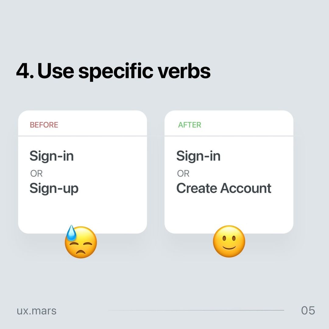 UI/UX design tips : Importance of UX writing and 6 ways to do it ...
