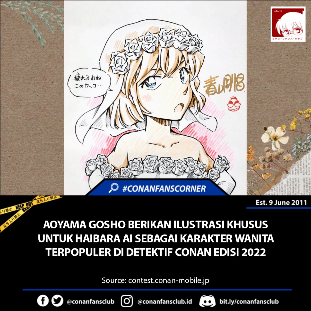 Conan Fans Club 🇮🇩 on Twitter: "#ConanFansCorner | Sebagai pemenang voting karakter wanita ...