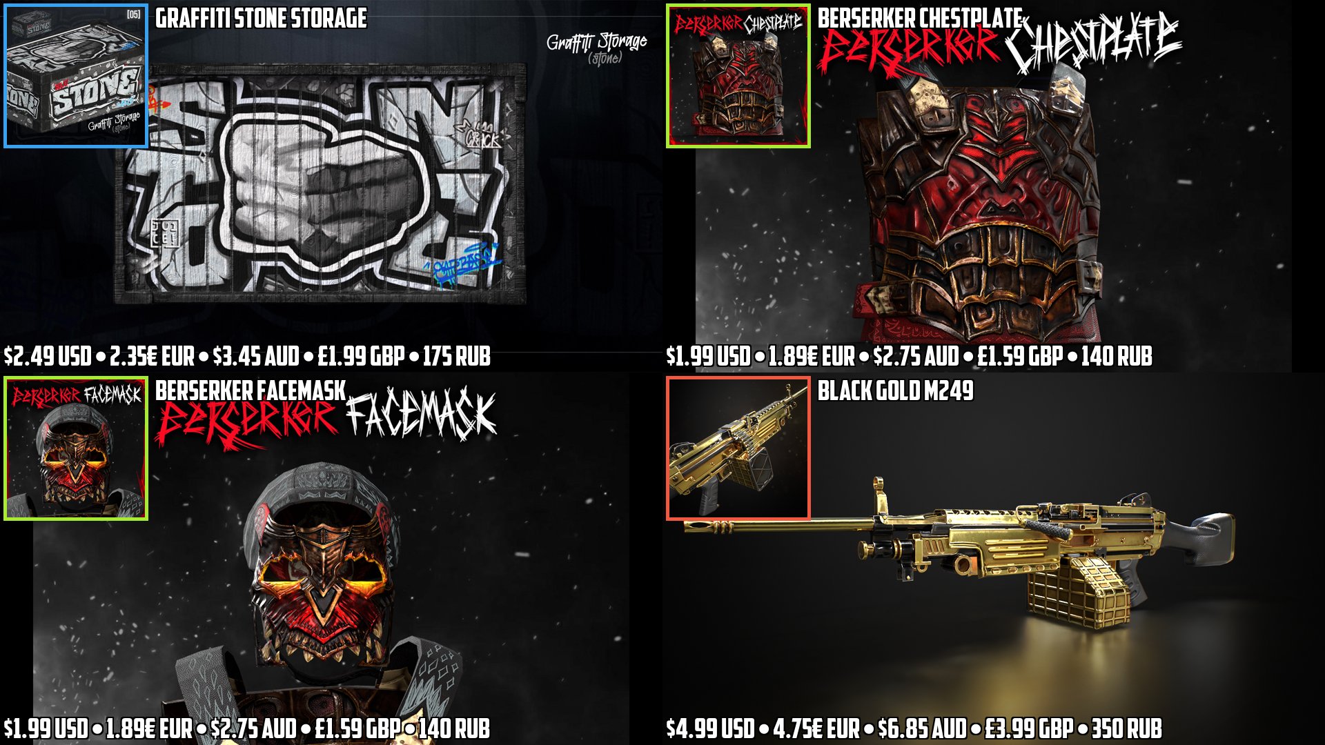 Rust Item Store On Twitter рџљё New Limited Item Store рџљё Https T Co