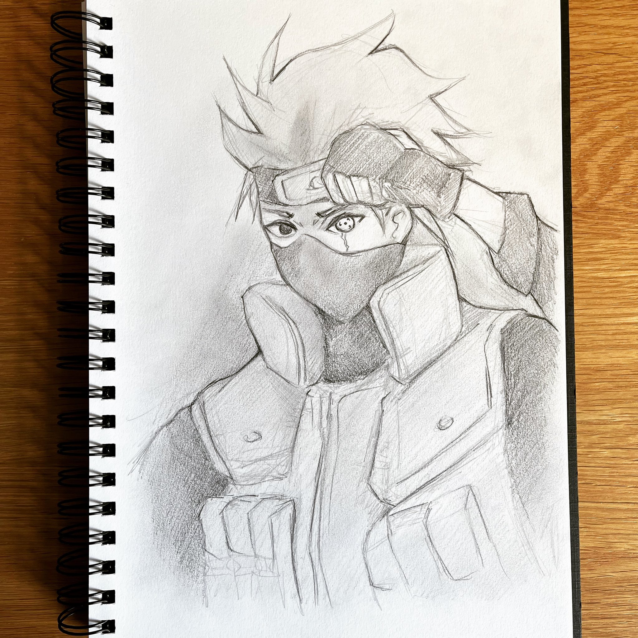 Kakashi Hatake Sharingan Drawing
