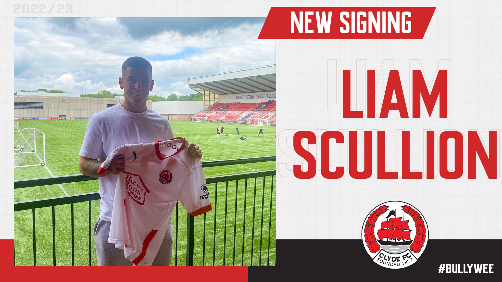 Clyde FC on Twitter: "📝 We are also pleased to announce the signing of midfielder Liam Scullion ...