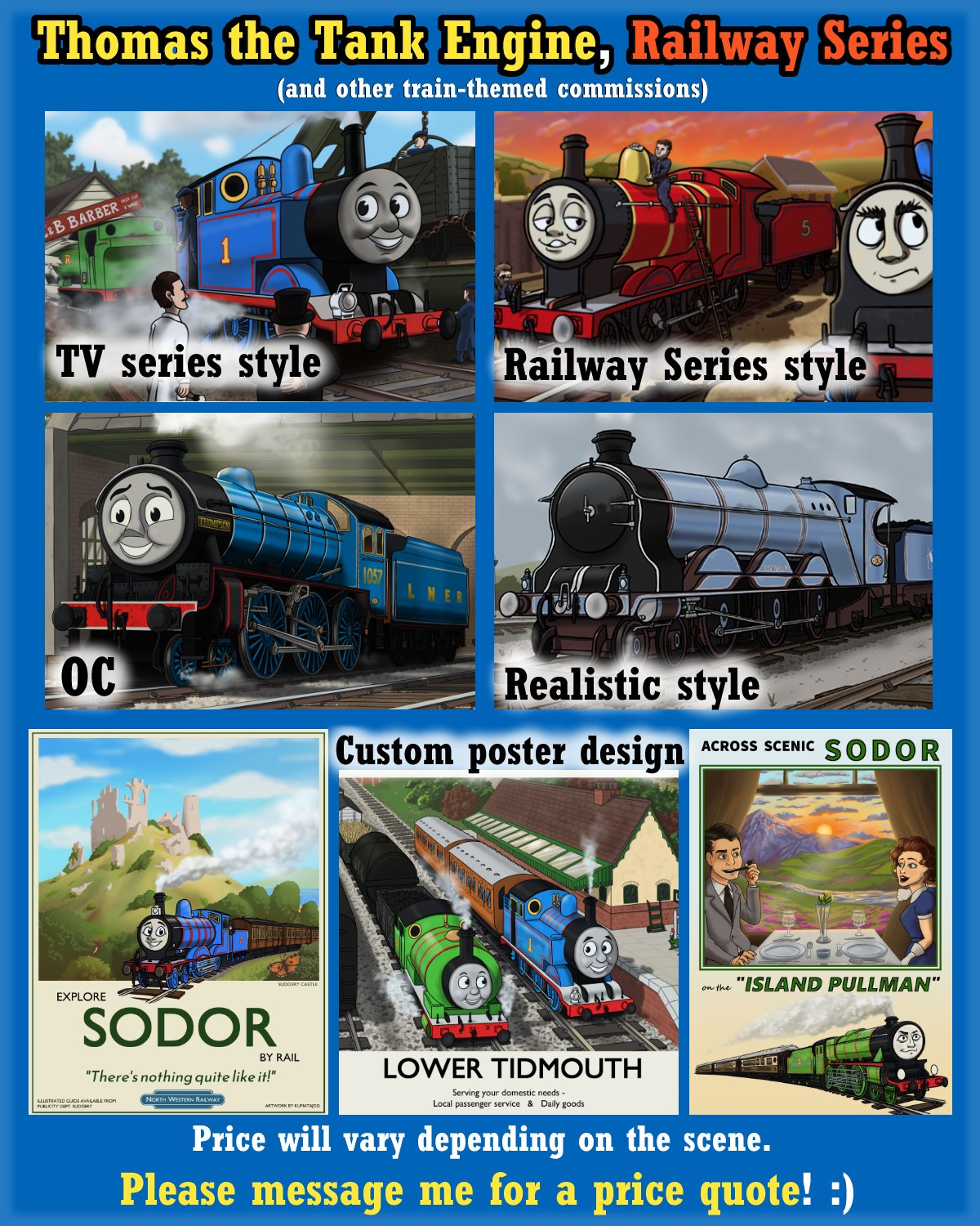 Thomas Train Art