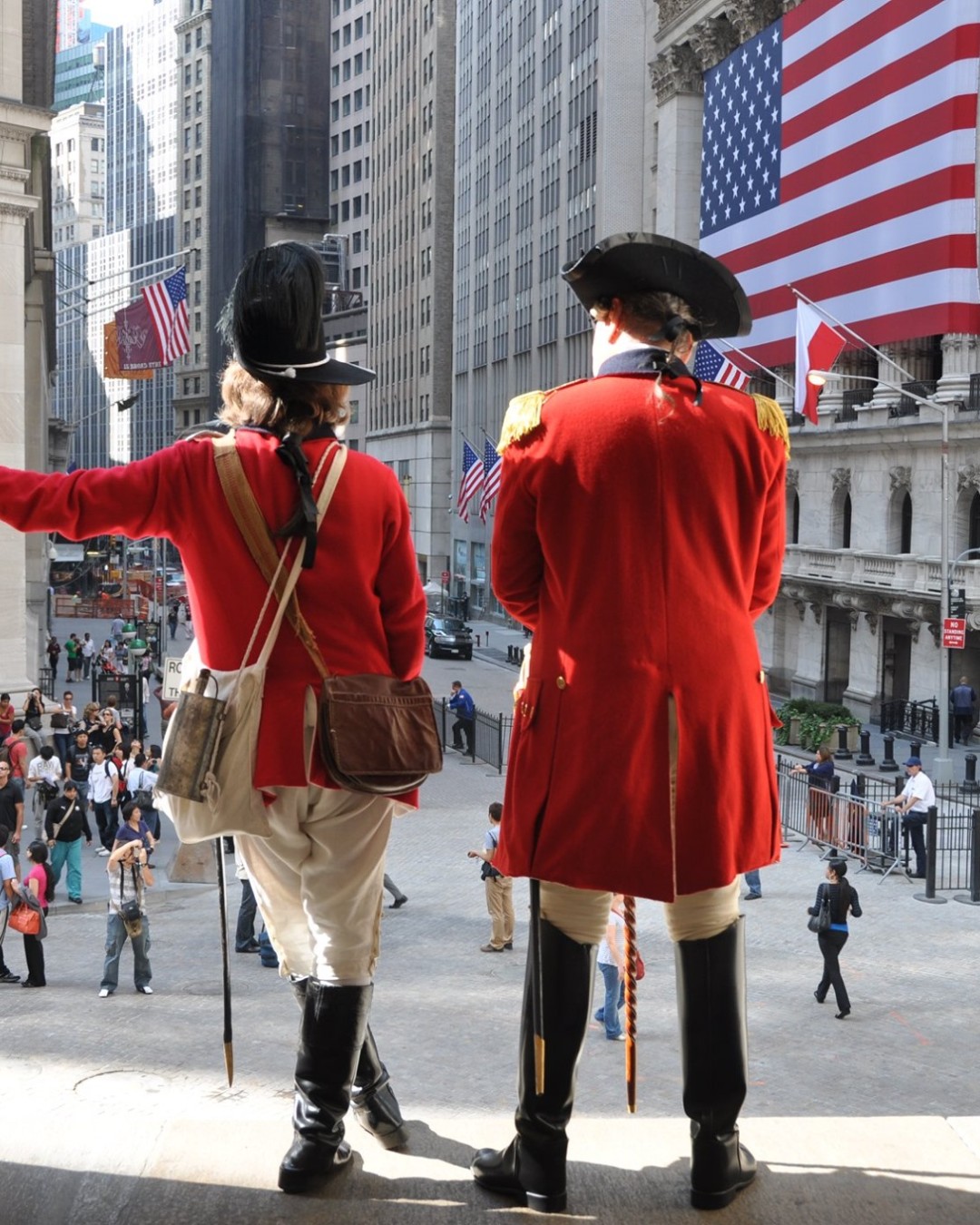 British And American Flag Revolutionary War