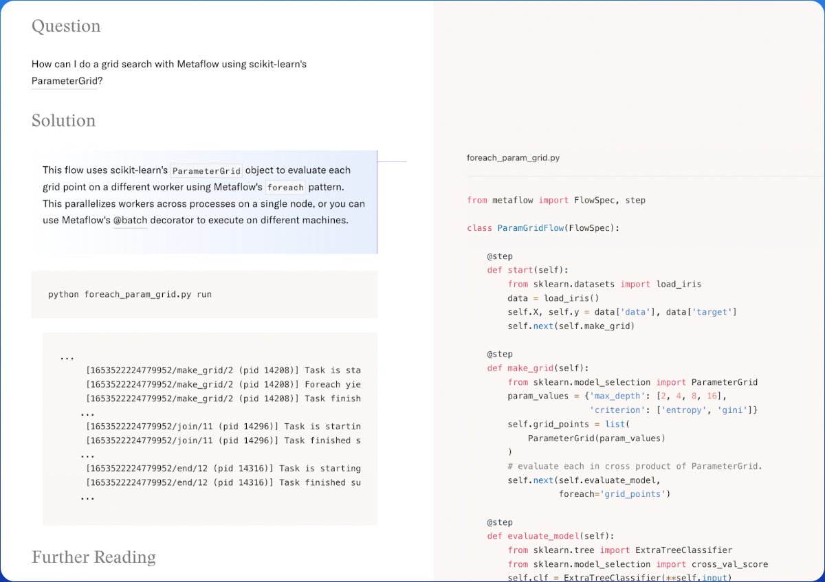 Outerbounds on Twitter: "Our docs have bite-sized how-to guides, like this one which shows how ...