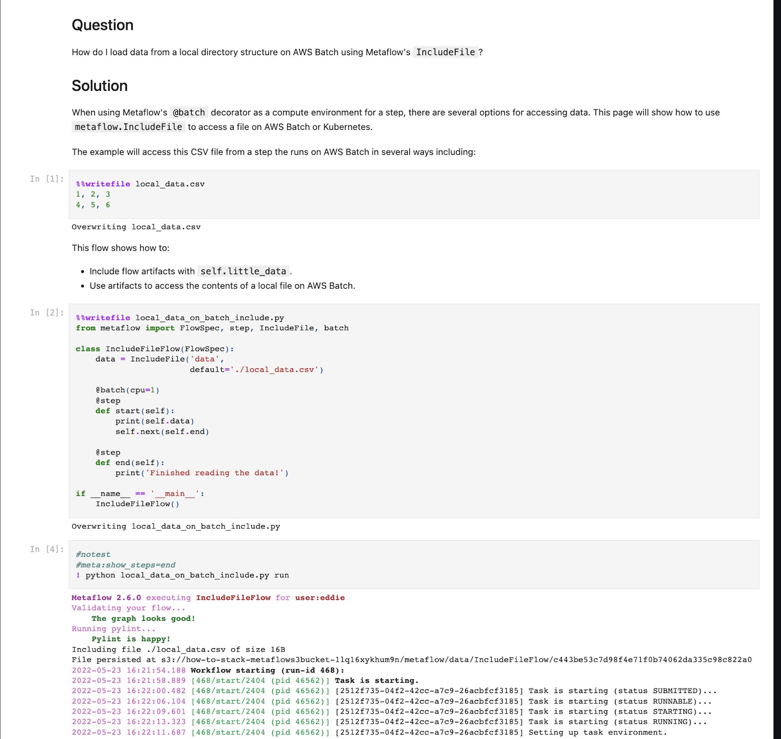 Outerbounds on Twitter: "📣 Announcing https://t.co/YngTfx2tAW: a set of guides, tutorials, and ...