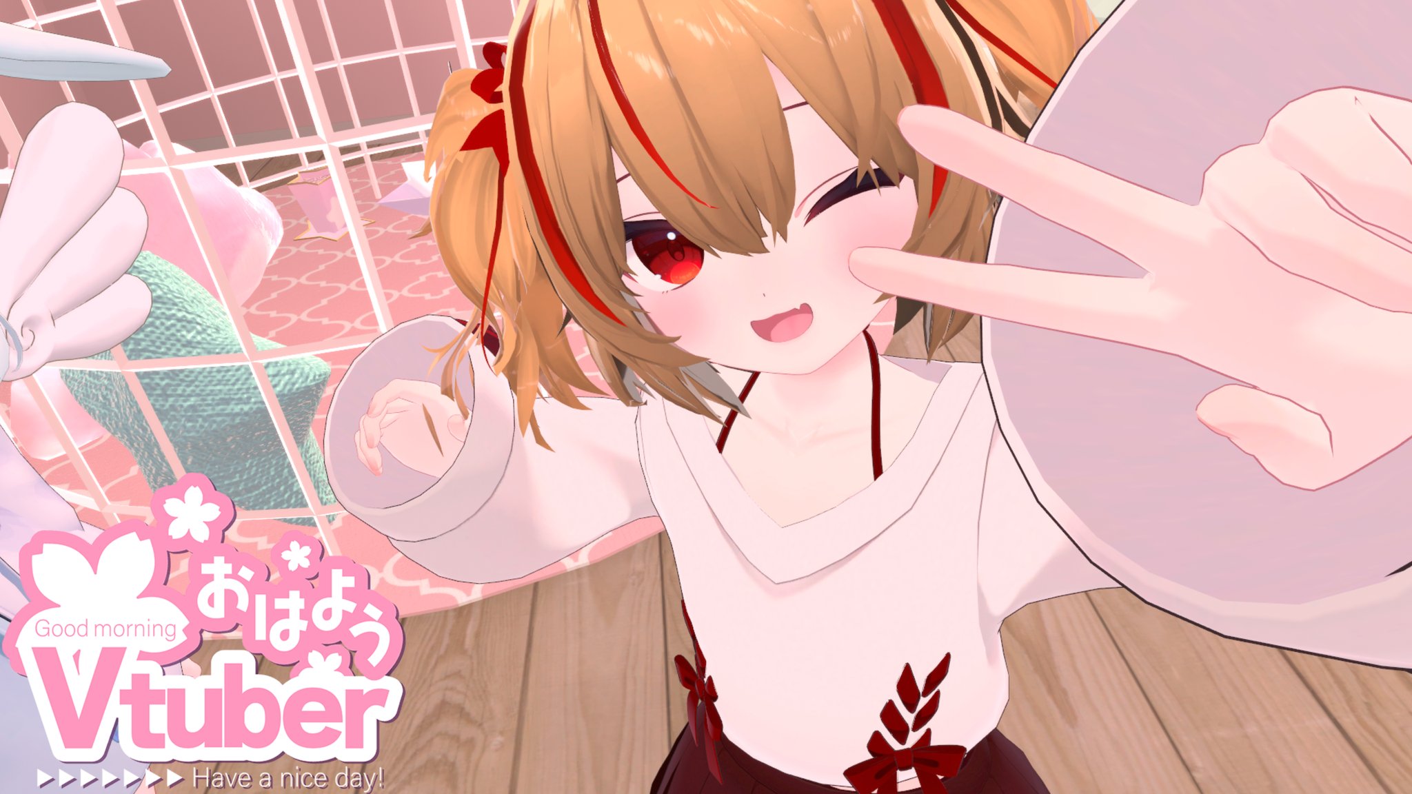 🍎赫月りんご🎀Vtuber 💕 on Twitter: "みんな～‼️おはりんご～ (* >ω