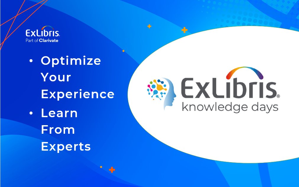 Ex Libris on Twitter: "Next week kicks off Ex Libris Knowledge Days 2022 and starts on June 6 ...