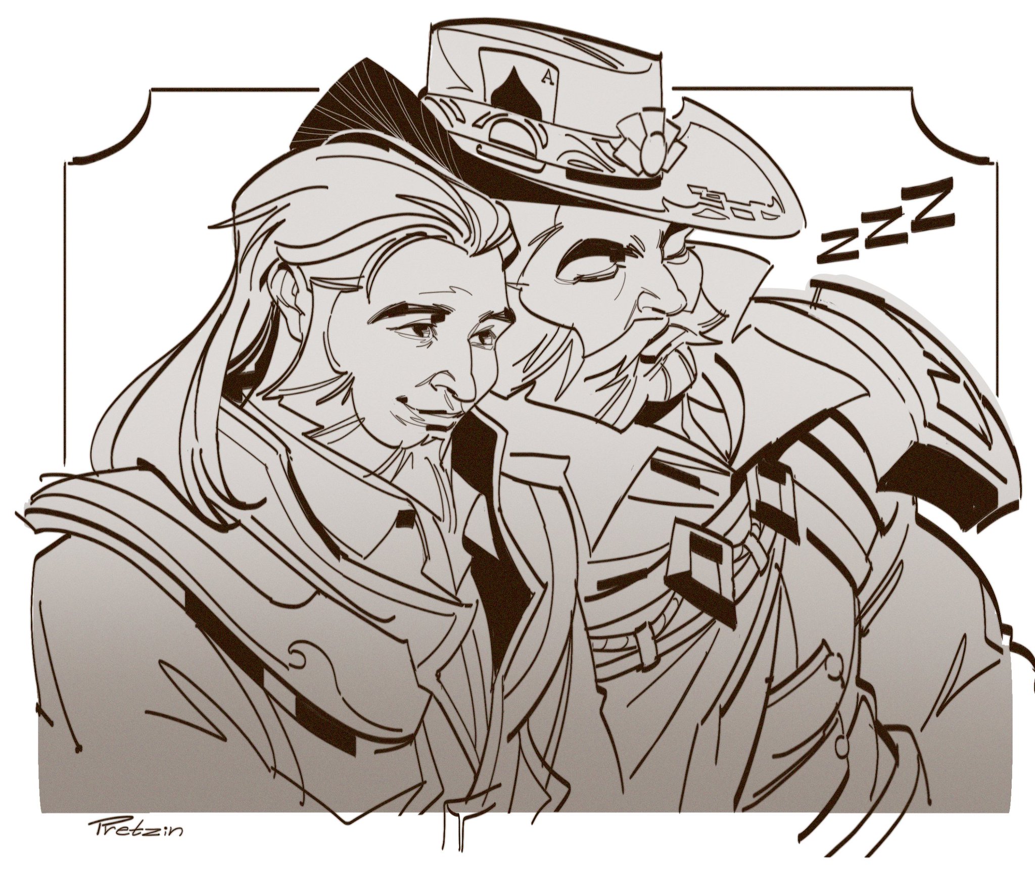 League Of Legends Graves Drawing