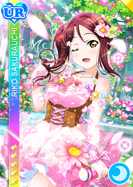 LLSIF/LLAS News Ticker on Twitter: "[#LLSIF, #スクフェス] (Cool) UR Riko "Voice of the Flowers" Skill ...