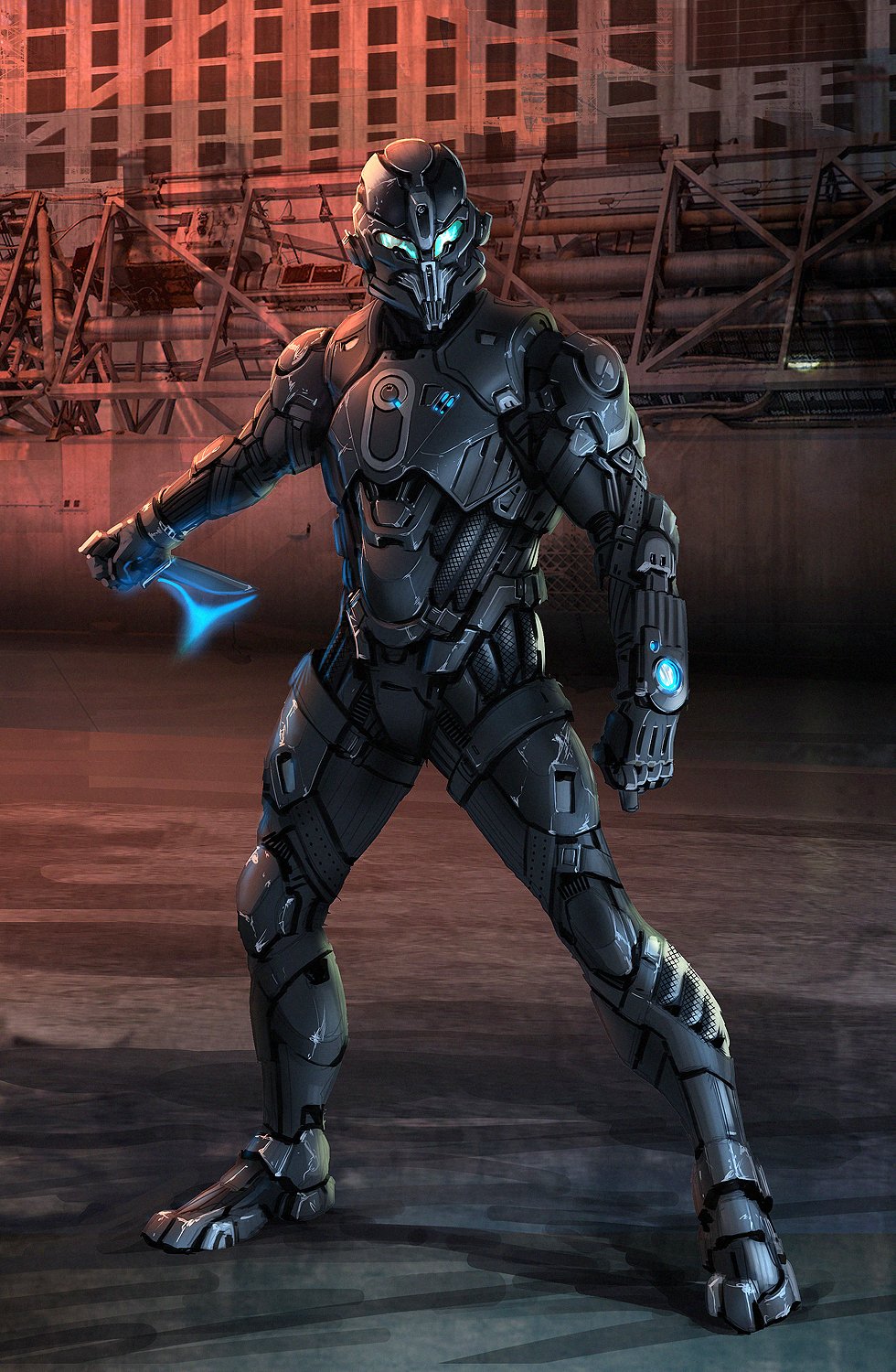 Sci Fi Stealth Armor