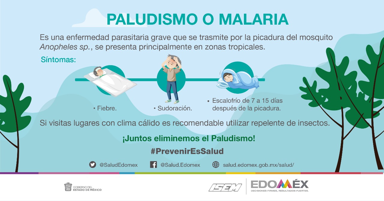 Secretaría De Salud Del Estado De México On Twitter El Paludismo Es