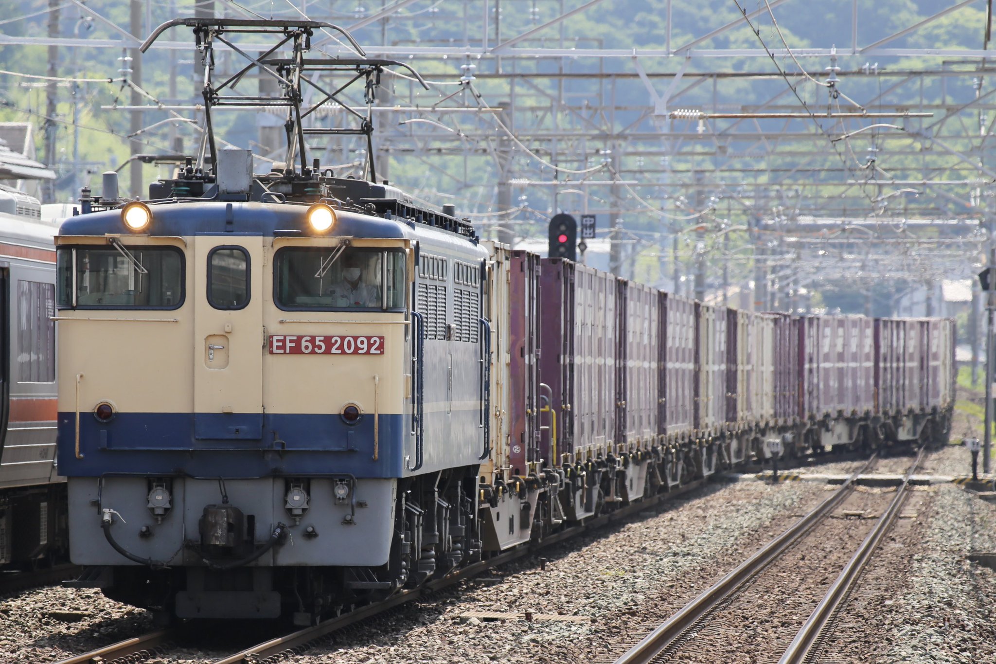 MI-CHAEL on Twitter: "22.06.03(金)☀️🌡 5087ﾚ EF65 2092 8862ﾚ EF210-901+東京メトロ18000系 甲種輸送 313系 Y15 ...