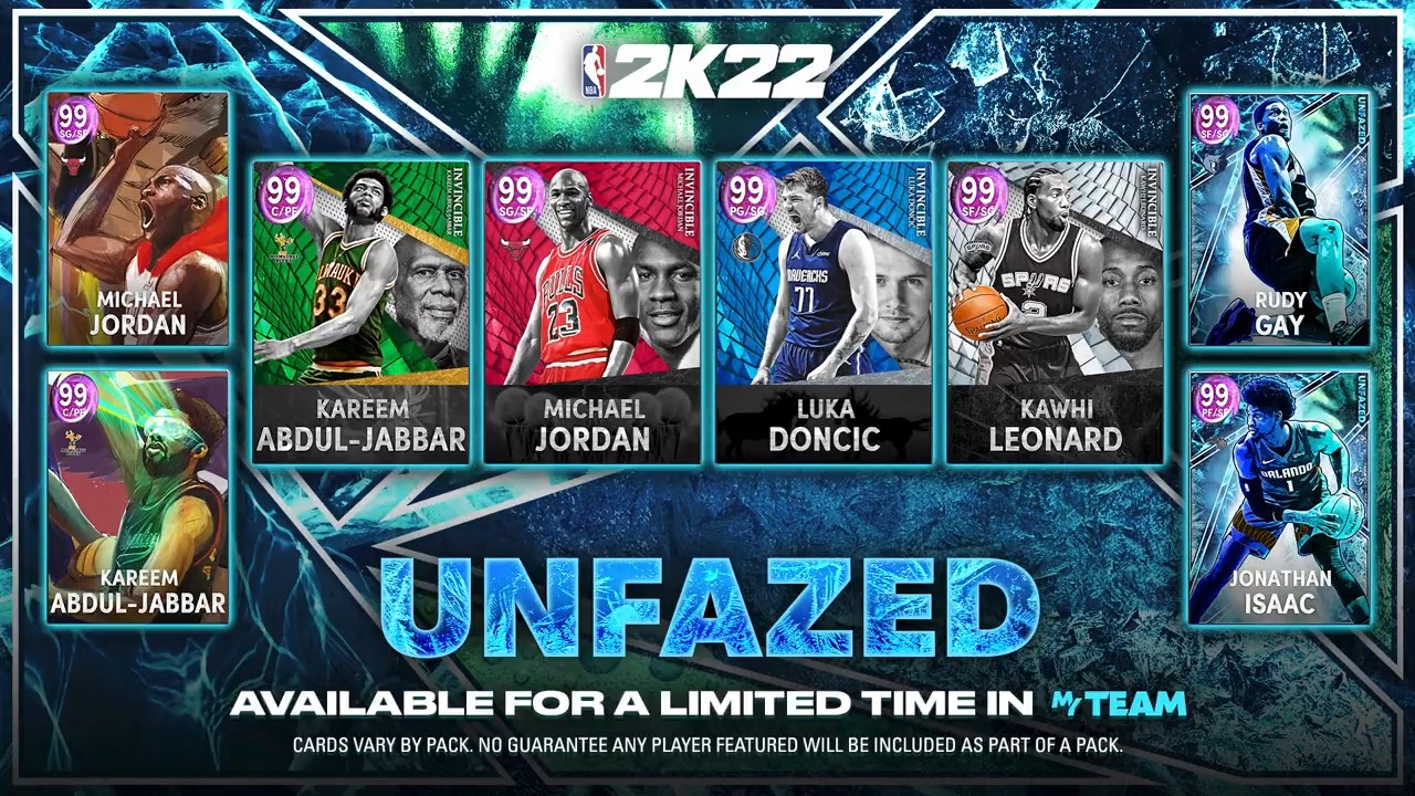 NBA 2K22 MyTEAM on Twitter: "All-new Unfazed Packs are live 🥶 Run with 15 new cards in MyTEAM ...