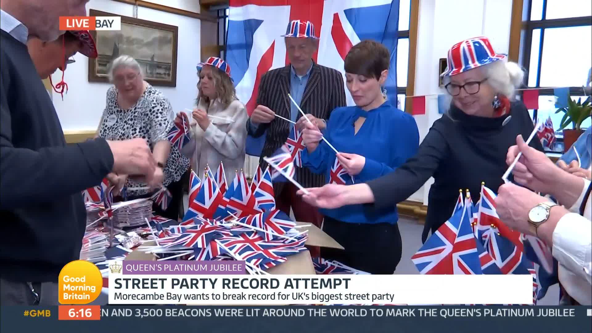Good Morning Britain on Twitter: ".@KatyRickittITV has been put to work ...