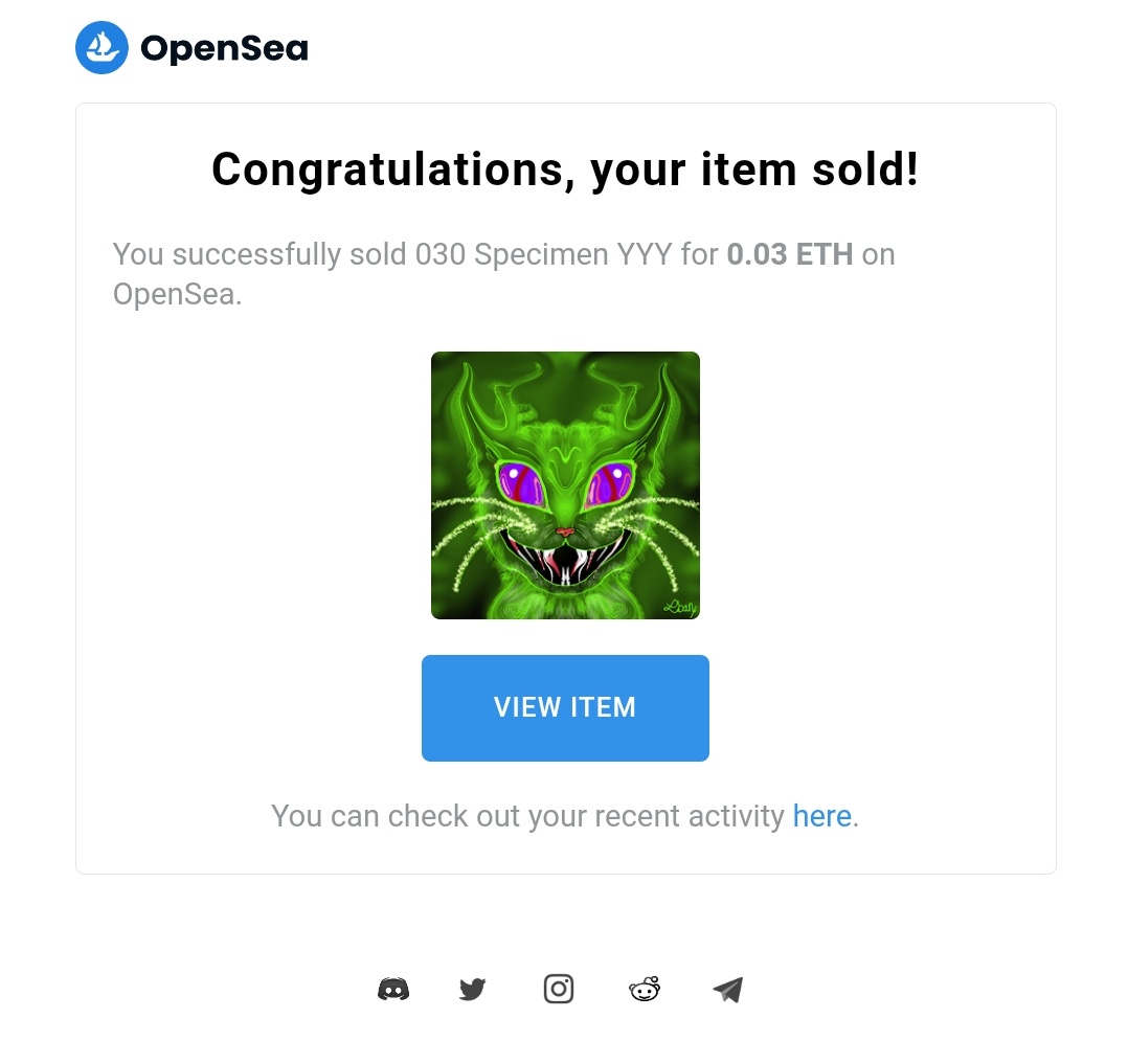 Iban NFT.eth on Twitter: "The #SpecimenYYY number #030 has gone to a new home!! 🚀🚀🚀🏡 The awesome ...