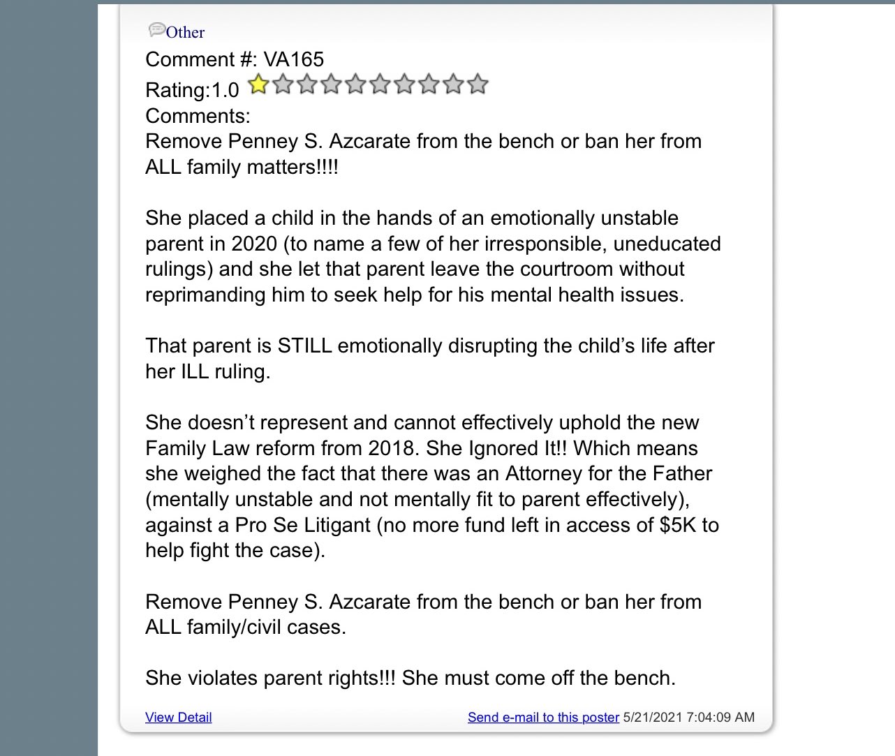 IStandWithAmberHeard On Twitter Reviews For Judge Penney Azcarate istandwithamberheard-on-twitter-reviews-for-judge-penney-azcarate