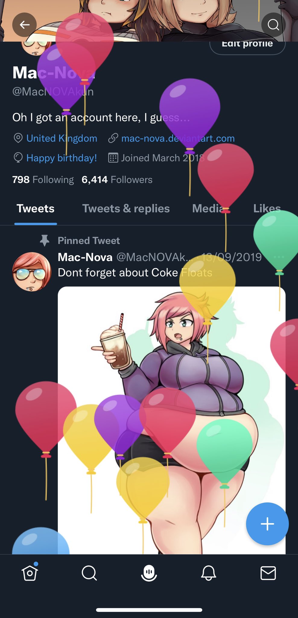 Mac-Nova on Twitter: "Annual balloon day let’s gooo! https://t.co/Hp78Sq2tFq" / Twitter