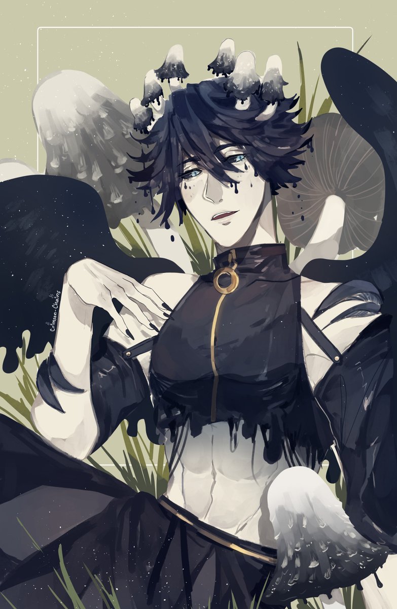 「Inkcap Mushroom demon!! He very drippy ^」|CrimsonChains♡ Anime Detour ...