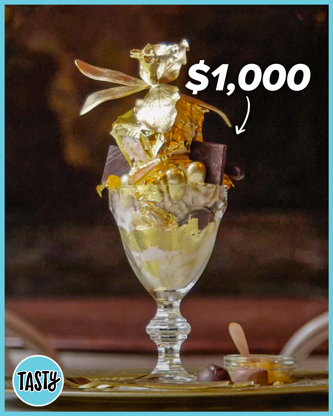 Golden Opulence Sundae Ingredients